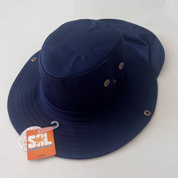 Sol | Accessories | Summer Sol Shade Bucket Hat With Back Flap Unisex ...